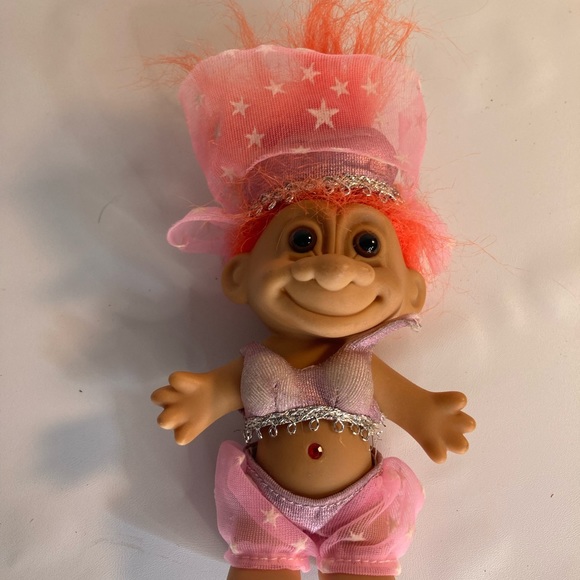Russ | Toys | Russ Troll Doll Pink Hair Belly Jewel 9s Gypsy Belly ...